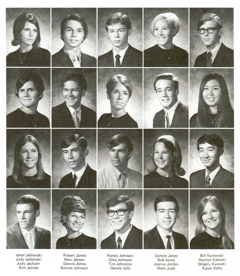 Torrance High Class of 1970 Senior Photos Jablonski - Kelly