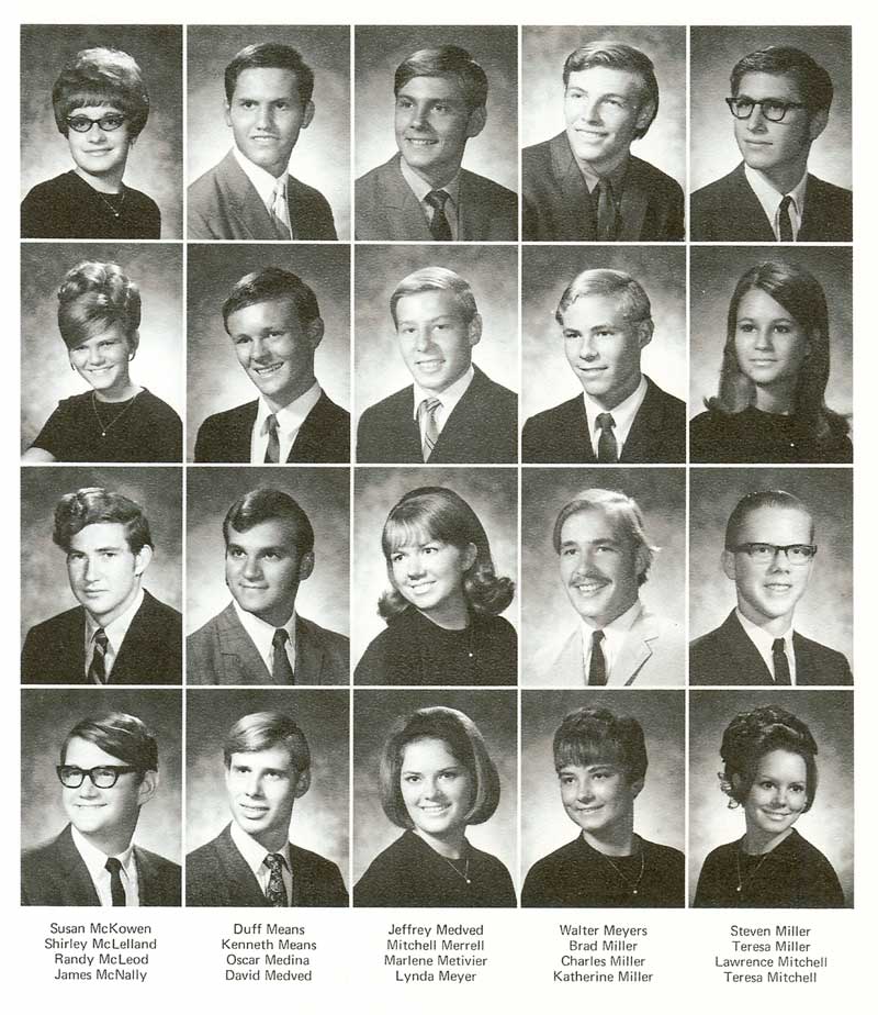 Torrance High Class of 1970 Senior Photos Mckowen - Mitchell