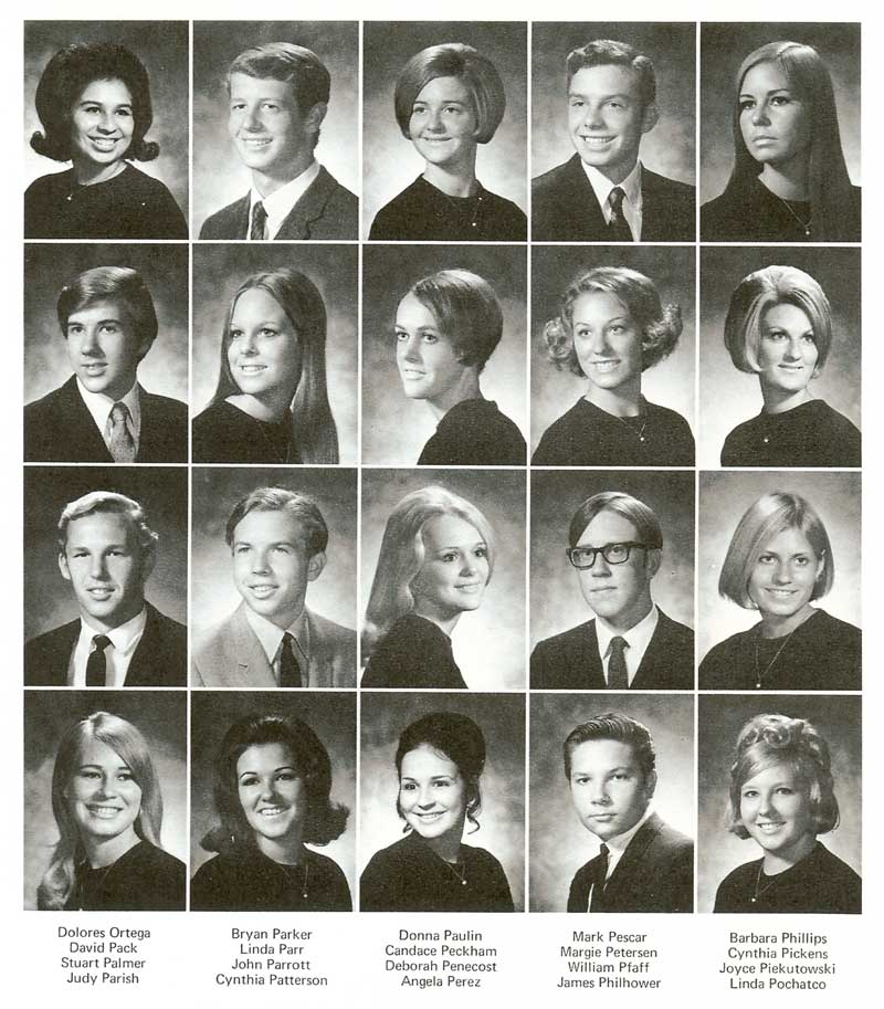 Torrance High Class of 1970 Senior Photos Ortega - Pochatco