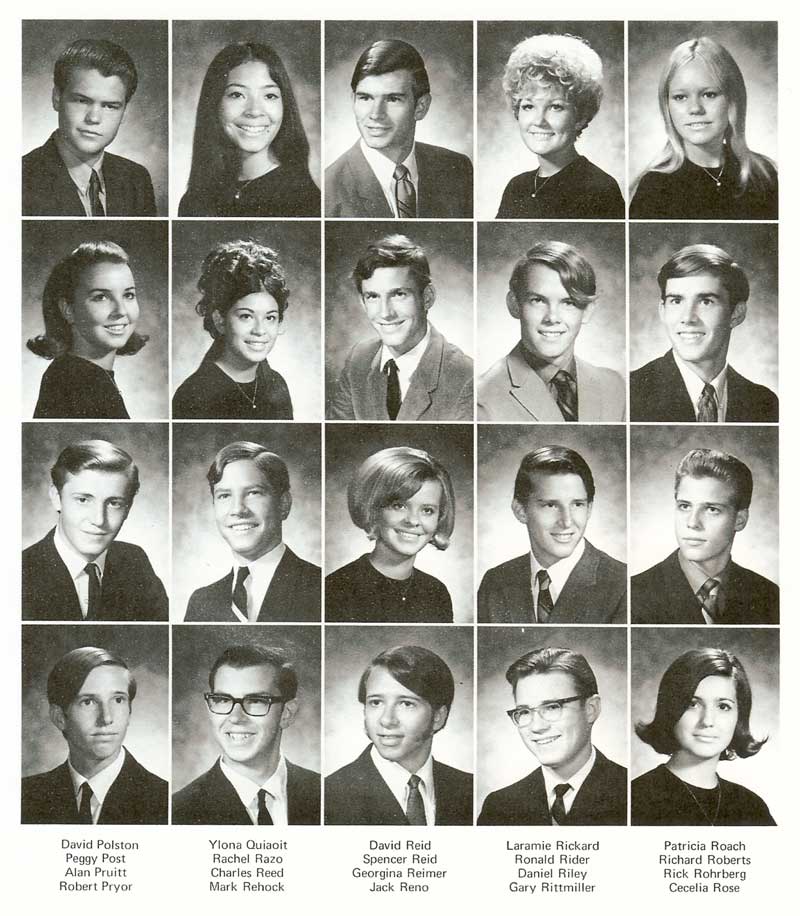 Torrance High Class of 1970 Senior Photos Polston - Rose
